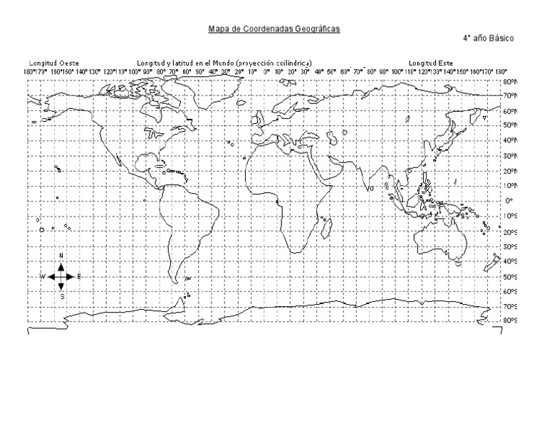Mapa Coordenadas Geográficas | PDF