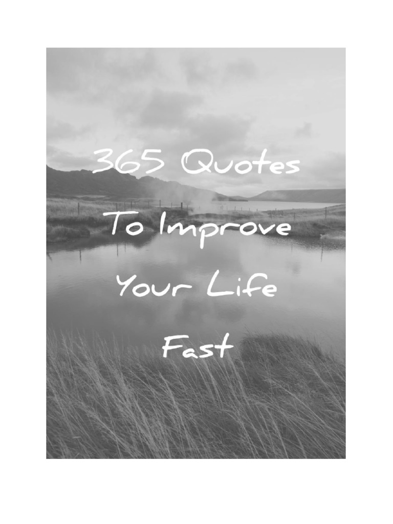 365 Wisdom and Life Quotes Collection | PDF | Lifestyle