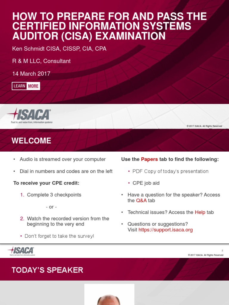 How To Prepare For and Pass The CISA Examination PDF | PDF