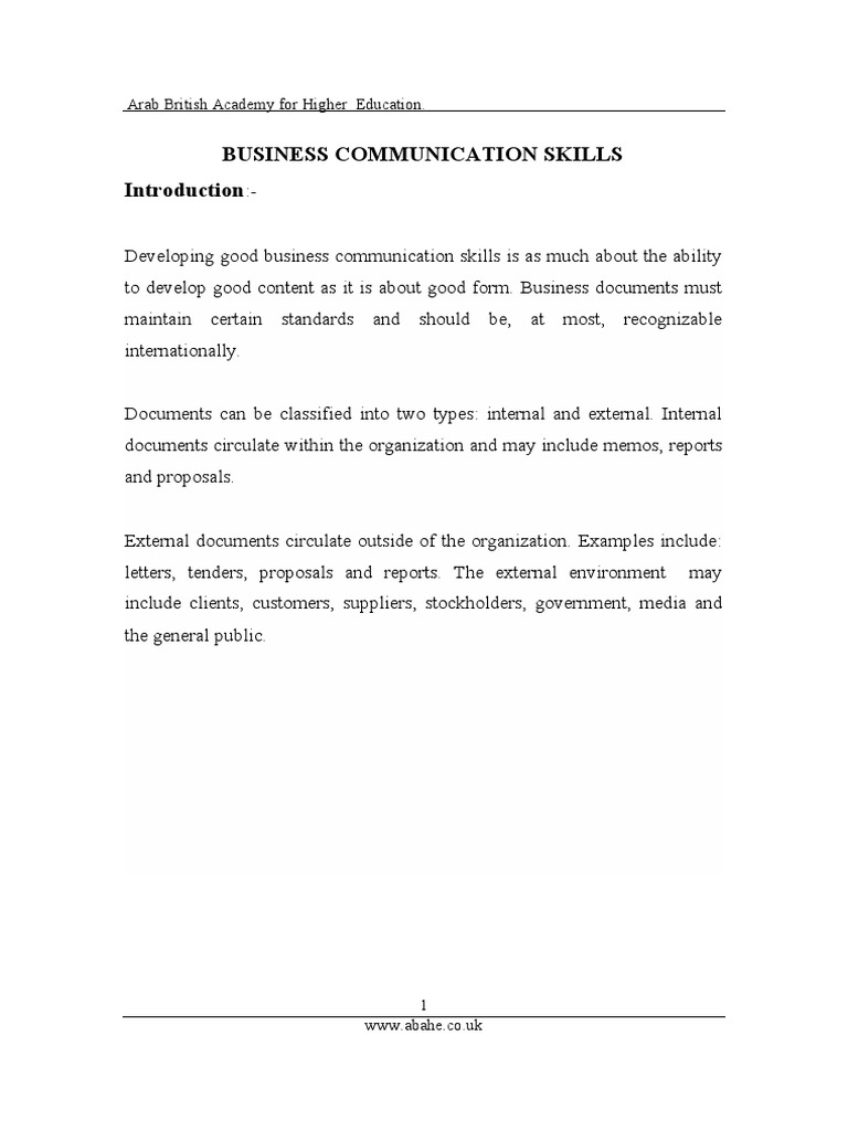 Business Communications | PDF | Communication | Sales