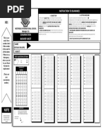 PRC Answer Sheet | PDF