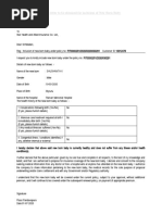 NCB Request Letter Template | PDF