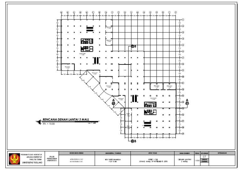 Denah Lantai 3 Mall | PDF