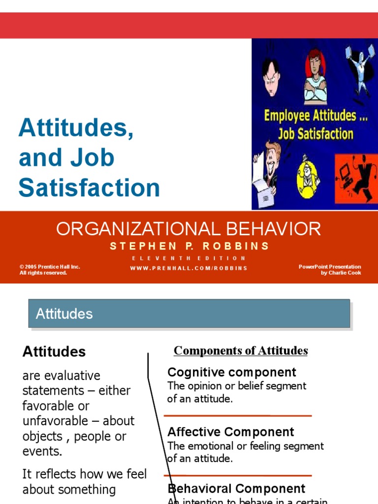 Attitudes, and Job Satisfaction: Organizational Behavior | Download ...