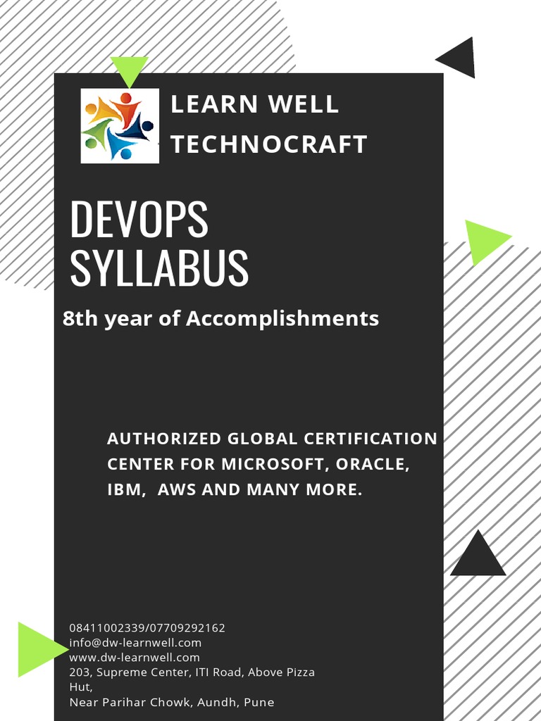 Learn Well Technocraft - DevOps Syllabus | PDF | Linux | Computer Architecture
