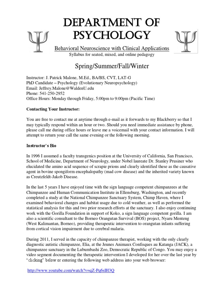 Behavioral Neuroscience With Clinical Ap PDF | PDF | Action Potential ...