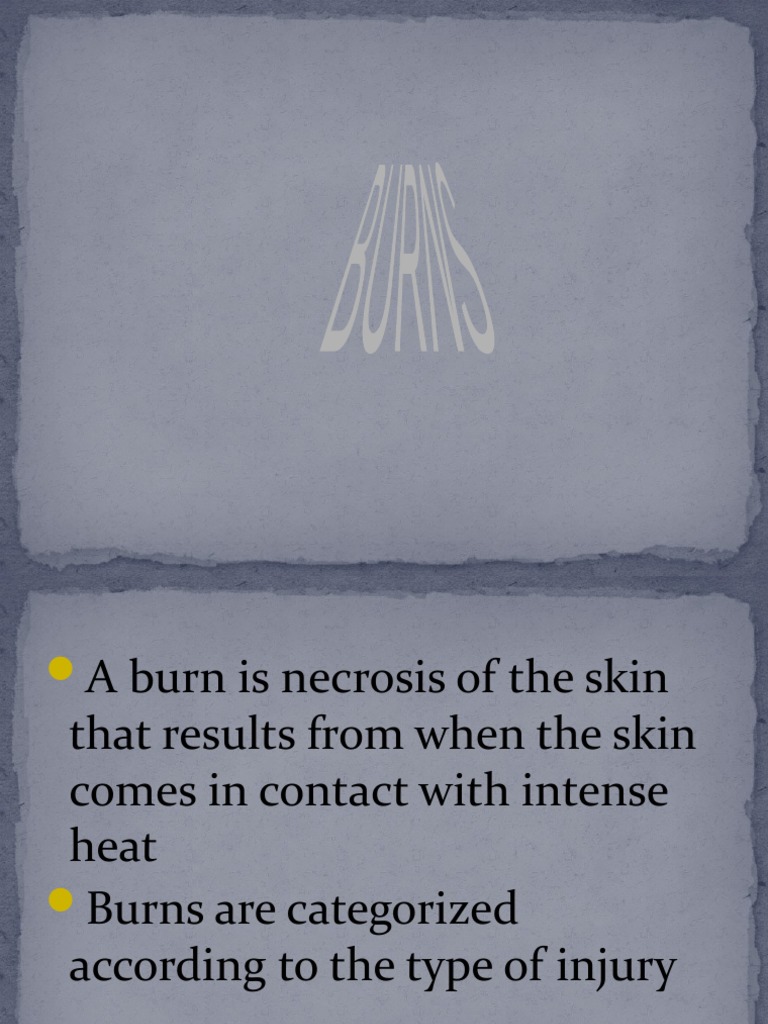 Burns | PDF | Burn | Respiratory Tract