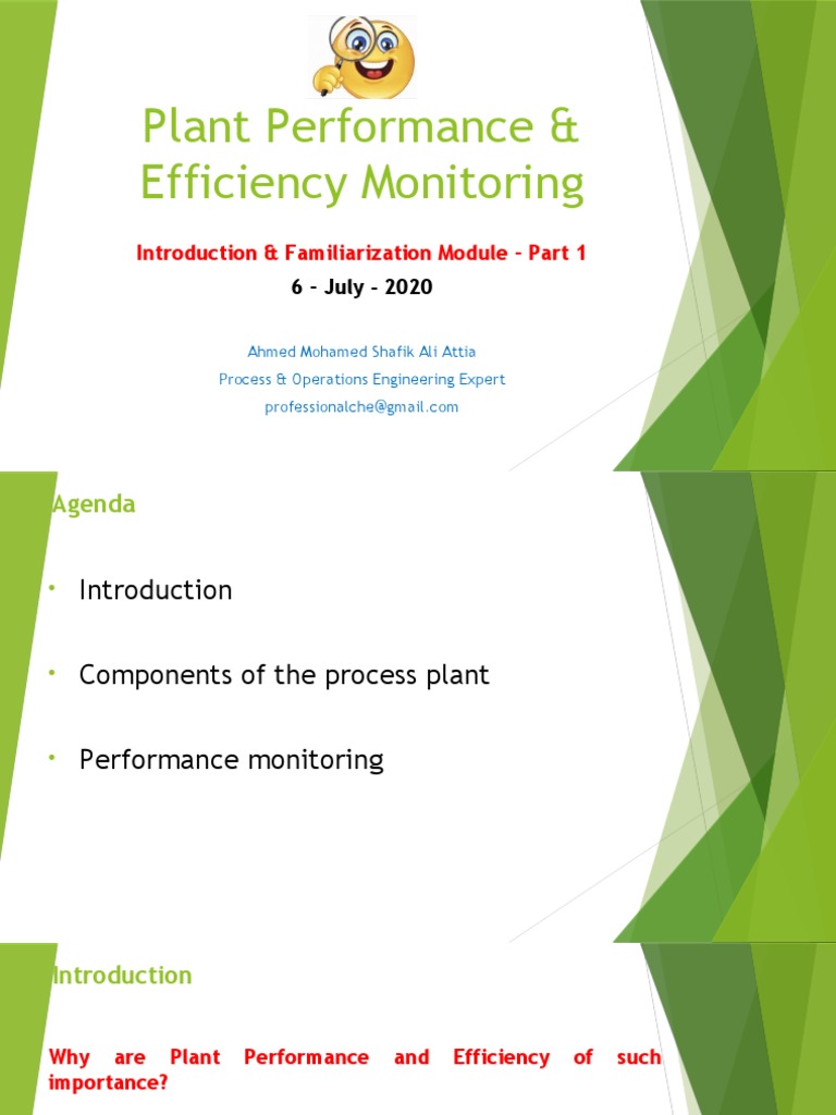 Plant Performance & Efficiency Monitoring: Introduction ...