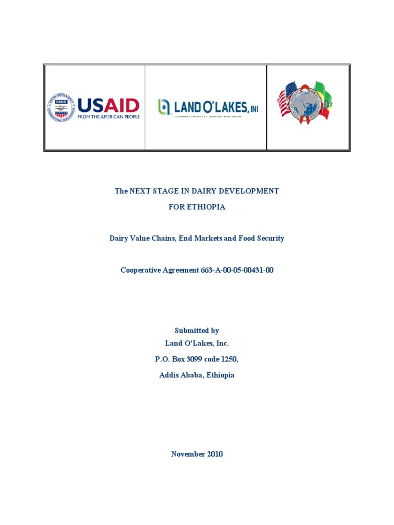 Unlocking Ethiopia's Dairy Potential: A Study on Increasing Milk ... Unlocking Ethiopia's Dairy Potential: A Study on Increasing Milk ...