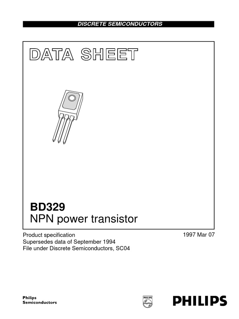 Data Sheet: NPN Power Transistor | PDF | Bipolar Junction Transistor ...