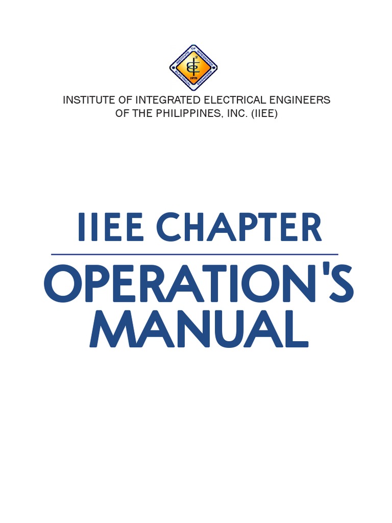 CHAPTER MANUAL OPERATION - Final - Rev04 - 7nov19 PDF | PDF | Board Of ...