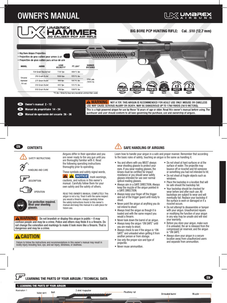 Umarex Hammer 15JAN20 WR | PDF | Gun Barrel | Rifle