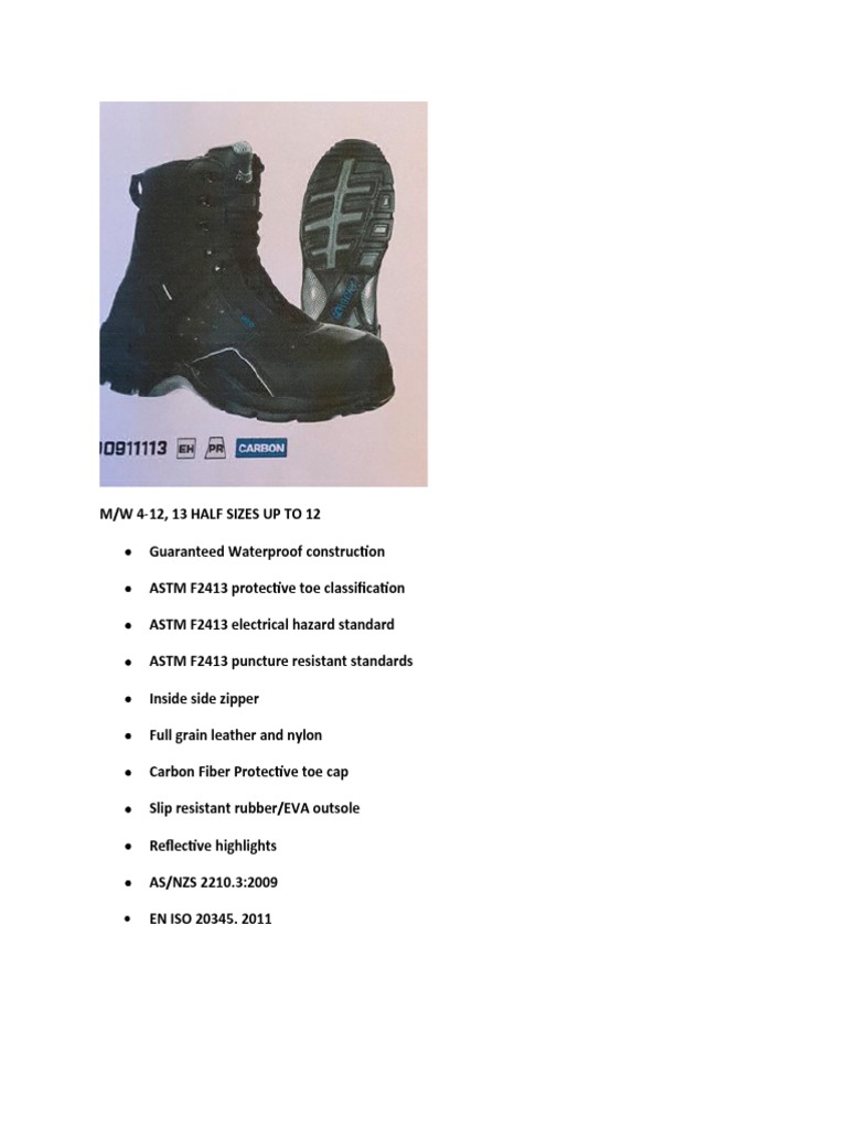 Combat Boots Specs | PDF