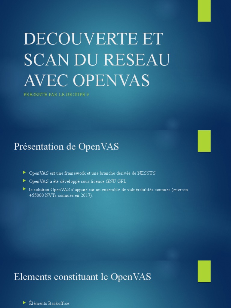 Decouverte Et Scan Du Reseau Avec Openvas | PDF | Logiciel système | Informatique