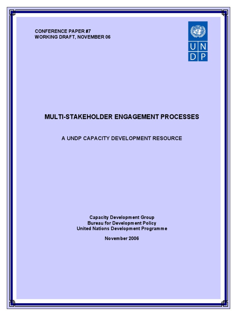 Engagement Processes cp7 | PDF | Governance | Empowerment