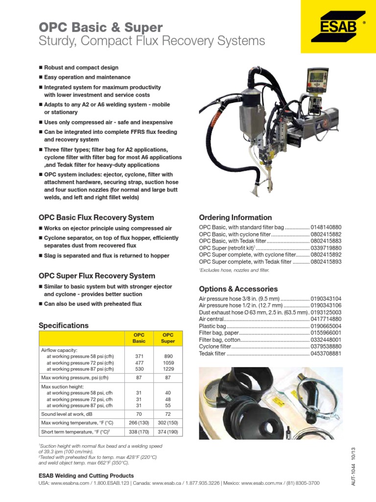OPC Basic & Super Sturdy, Compact Flux Recovery Systems | Download Free ...