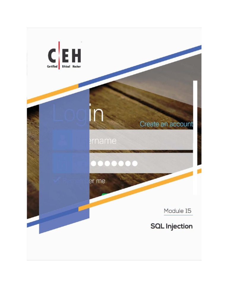 CEHv10 Module 15 SQL Injection PDF | PDF