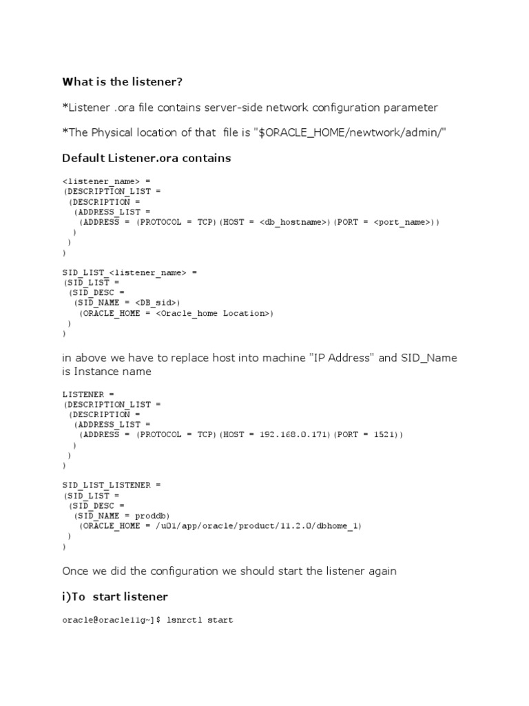 What Is The Listener? | PDF | Port (Computer Networking) | Transmission ...