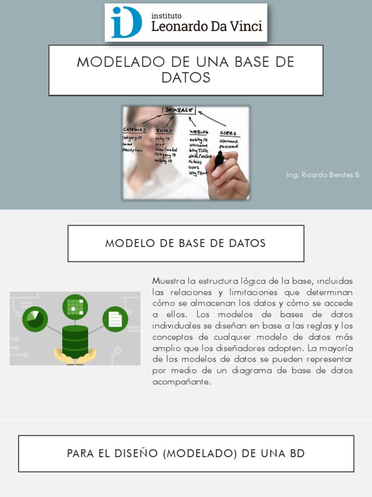 Modelamiento de BD | PDF | Bases de datos | Informática