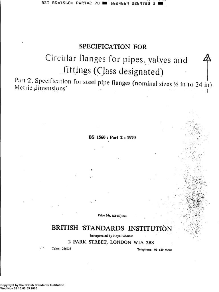 BS 1560 PDF | PDF