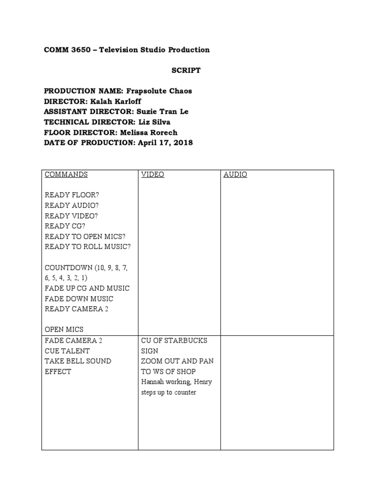 Tv Studio Snl Skit Script Pdf Drink Non Alcoholic Drinks