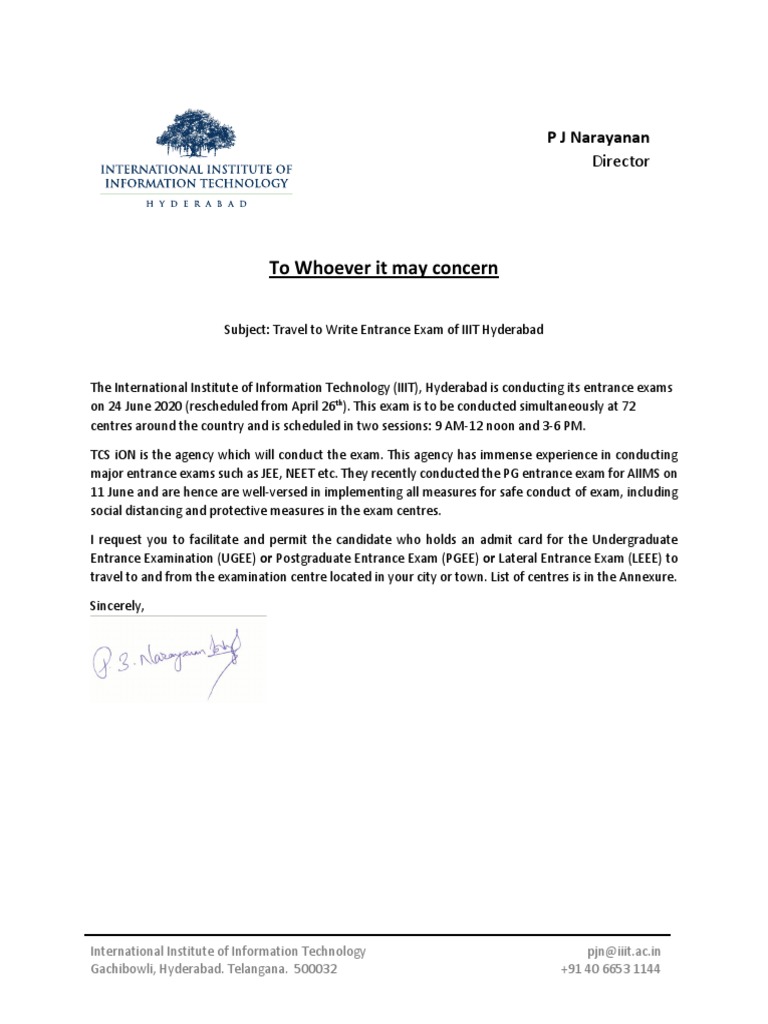 To Whoever It May Concern: P J Narayanan | PDF | Sikhism