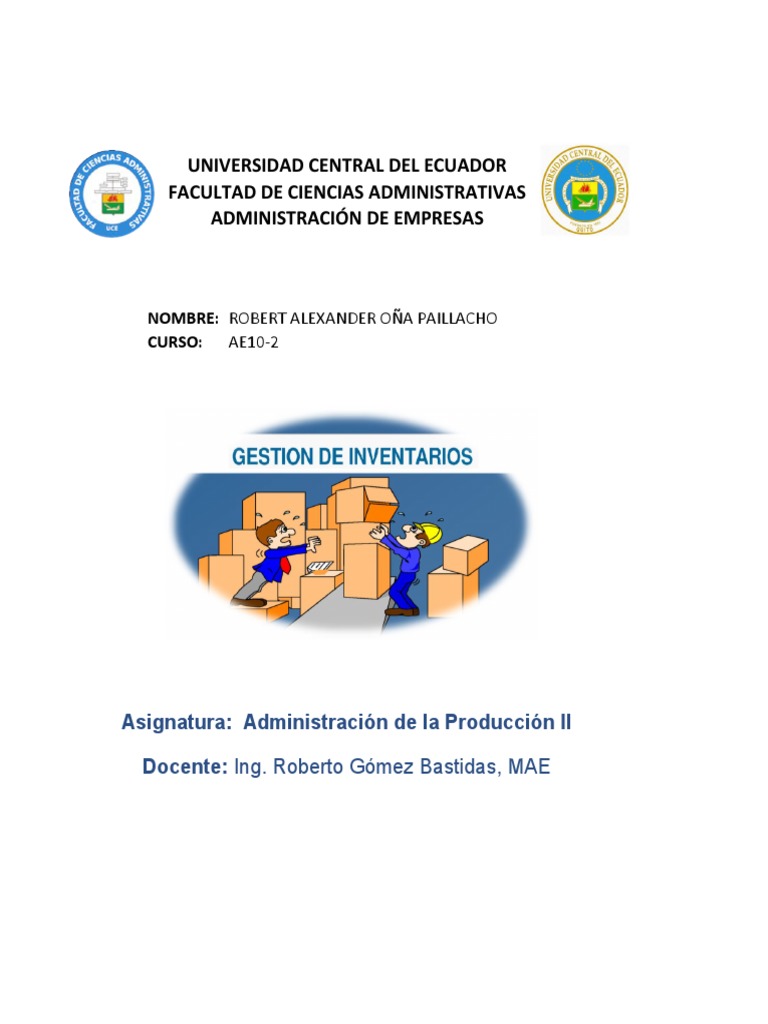 Ejercicios de Aplicación Render Cap 12 | PDF | Inventario | Matemáticas Aplicadas
