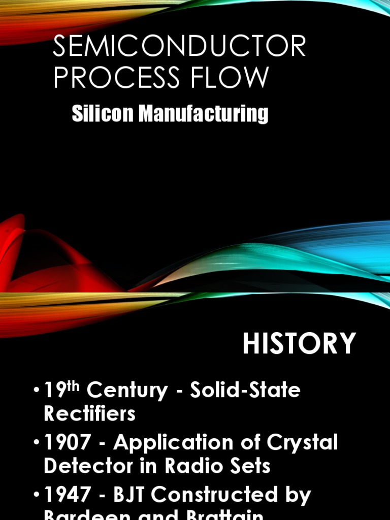 Semiconductor Process Flow | PDF | Photolithography | Wafer (Electronics)