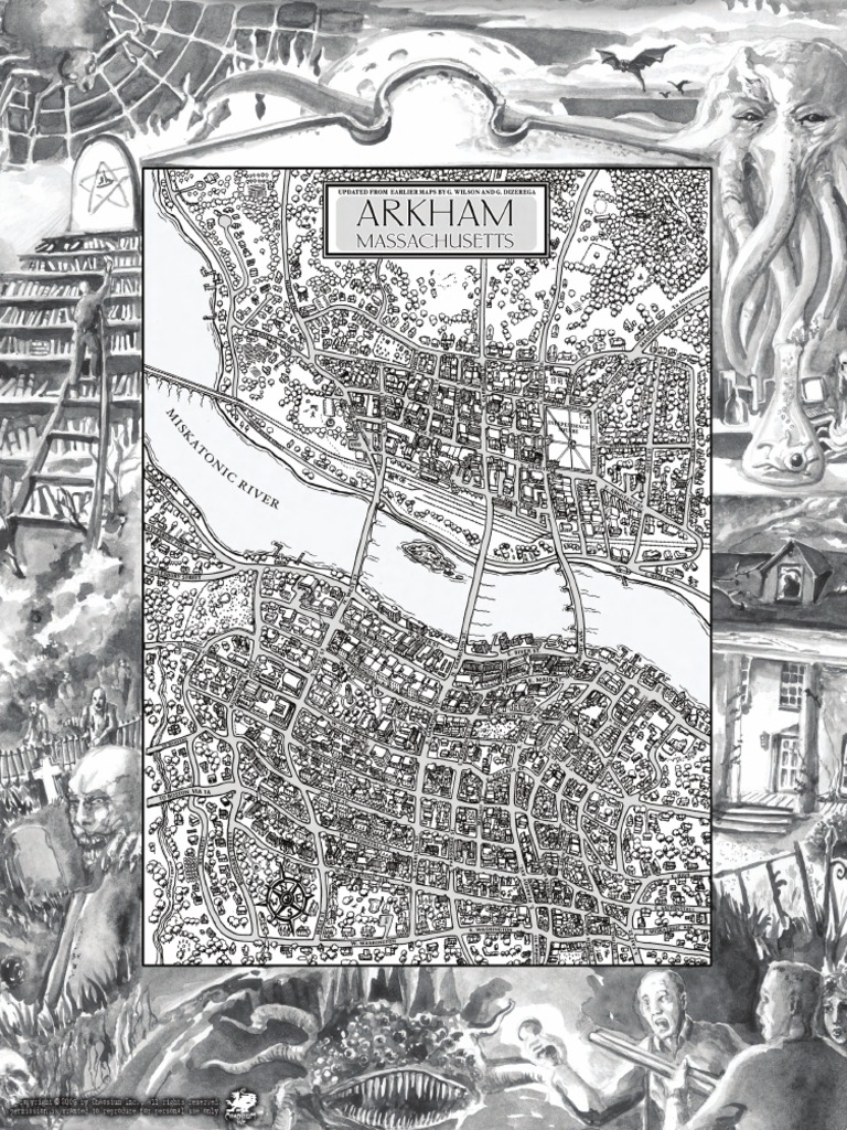 Mapa de Arkham PDF | PDF