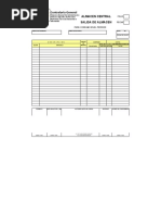 Formato de Nota de Entrada al Almacén | PDF