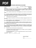 Student Anti Ragging Form | PDF | Affidavit | Criminal Law