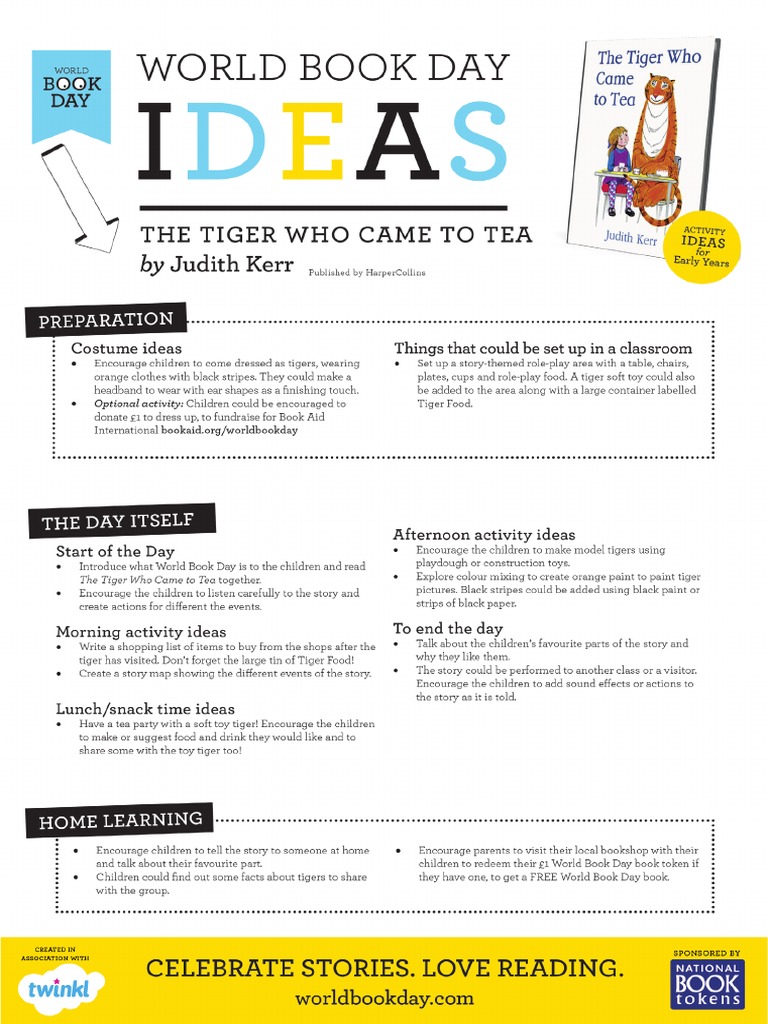 The Tiger Who Came To Tea | PDF