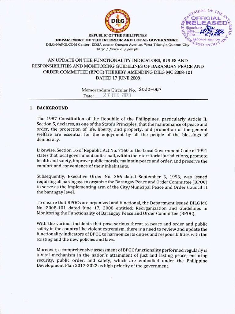 Eo Bpoc 2020 PDF | PDF