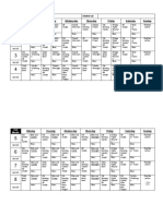 Insanity Max 30 Workout Calendar | PDF | Sports
