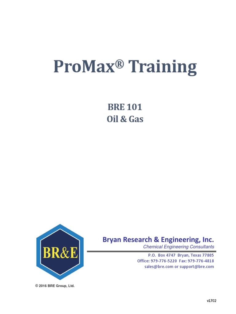 Promax Training | PDF | Distillation | Chemical Process Engineering
