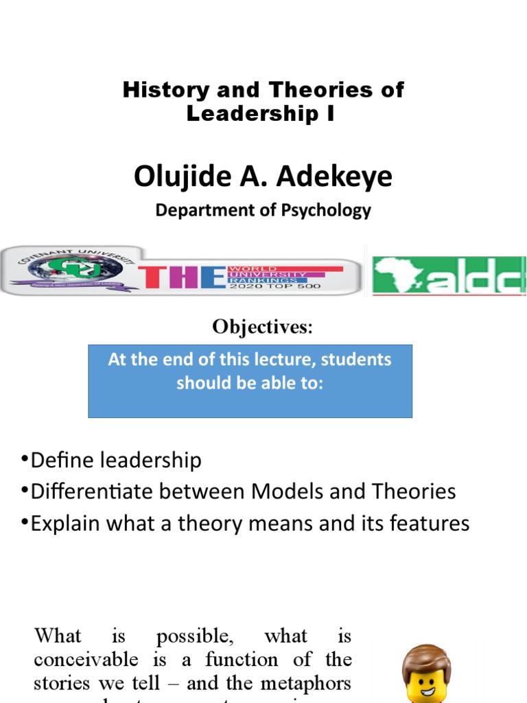DLD111 - History and Theories of Leadership 1 | PDF | Leadership ...