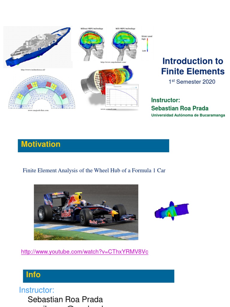 ch0 Intro | PDF | Matrix (Mathematics) | Finite Element Method