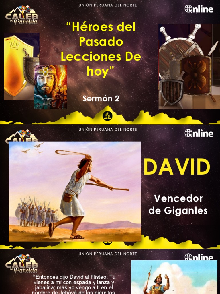 Vence tus gigantes con fe como David | PDF | Goliat | David