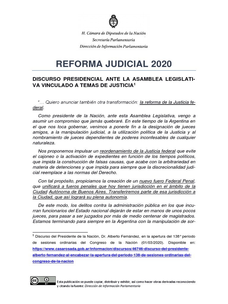 Reforma Judicial 2020: Compromiso y Cambios | PDF | Jubilación ...