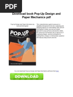 Pop-Up Design for All Ages | PDF | Paper | Adhesive
