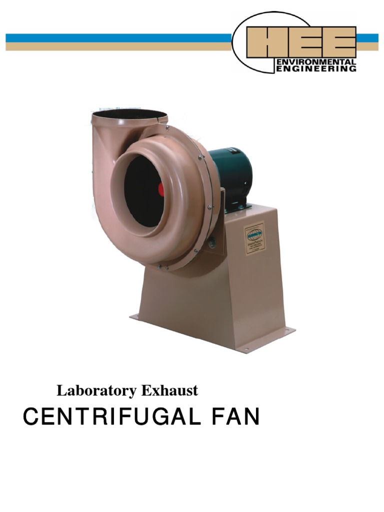 Laboratory Exhaust Centrifugal Fans Guide | PDF