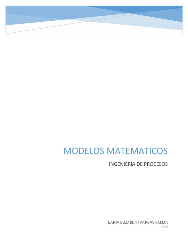 Modelos Matematicos | PDF | Modelo matemático | Enseñanza de matemática