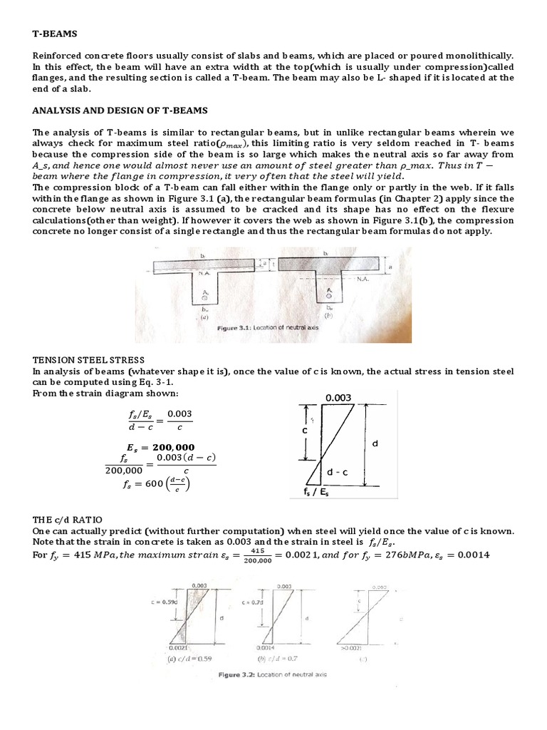 Module 4T Beams | PDF | Beam (Structure) | Applied And ...