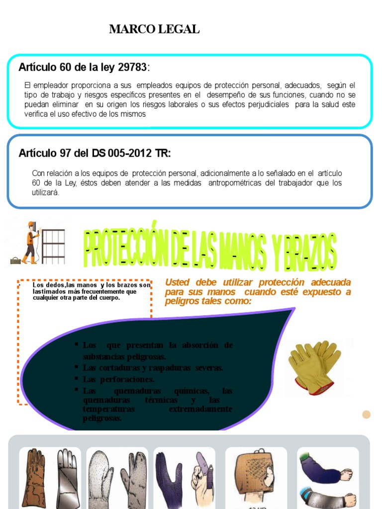 EPP Manos | PDF | Guante | Quemar