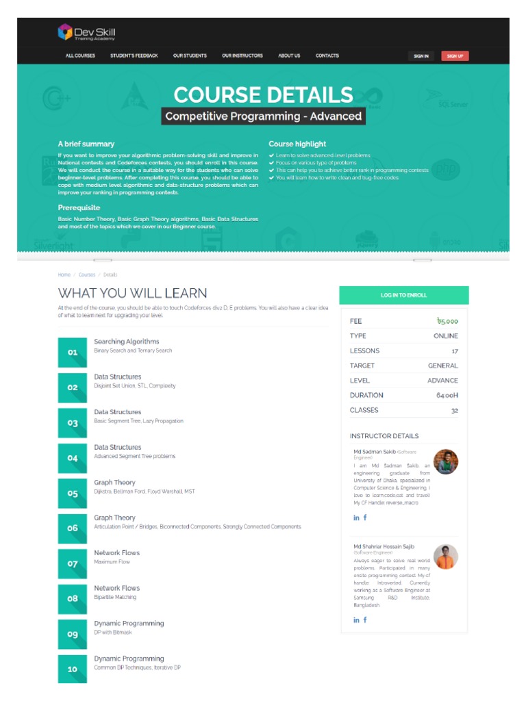 DevSkill - CP - Advanced | PDF