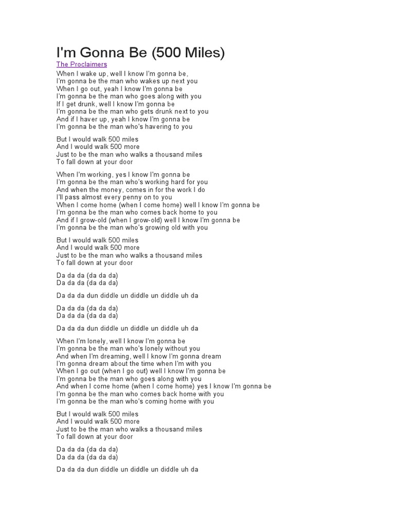 Letter of 500 Miles | PDF | Nature