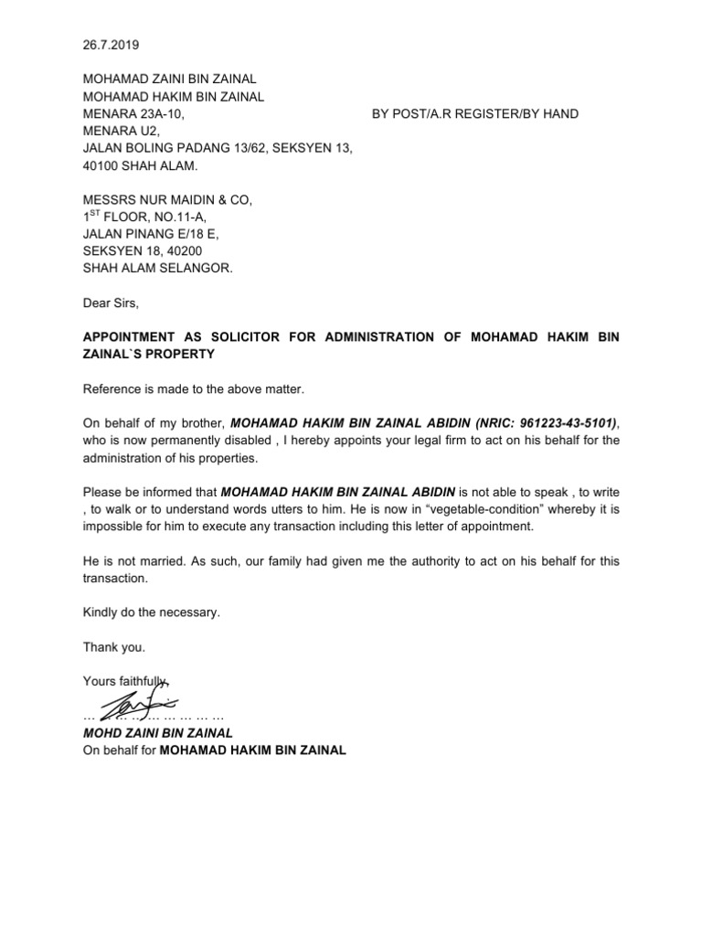 Surat Perlantikan PDF | PDF | Business