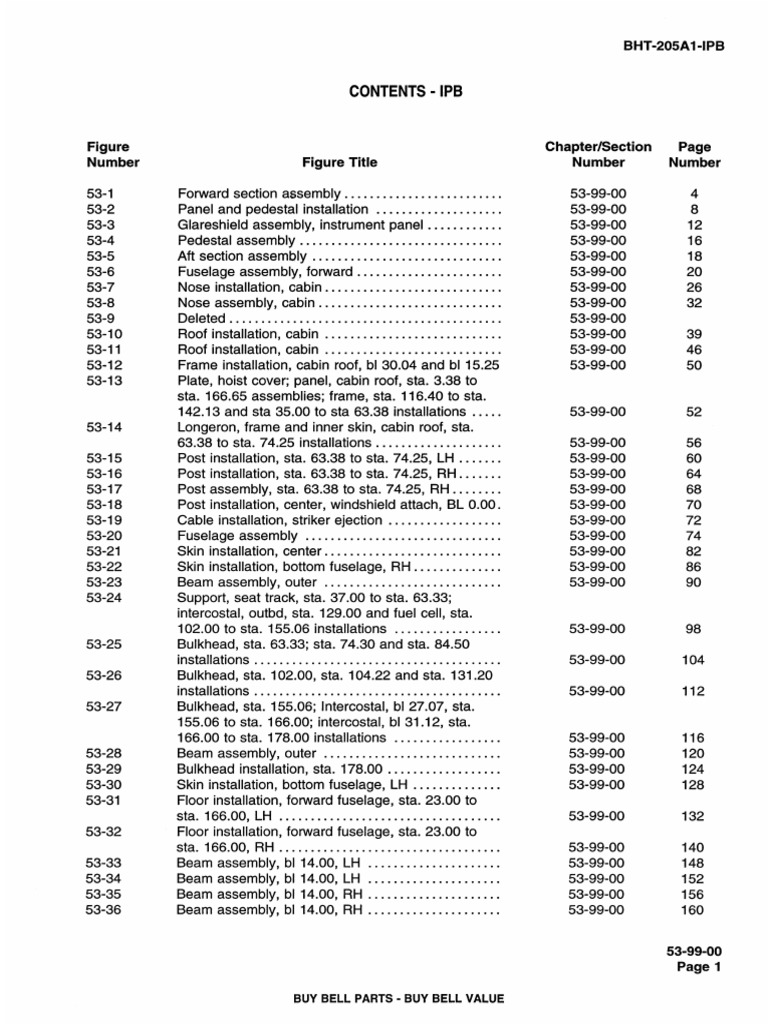 205a1-Ipb-Ch53 Fuselage | PDF | Manufactured Goods | Aviation