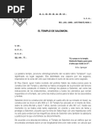 La Columna J Del Compañero Masón | PDF | Masonería | Templo en jerusalén