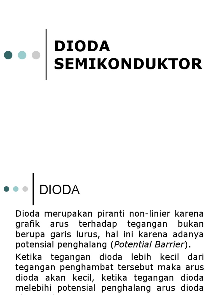 Panduan Dioda dan Aplikasinya | PDF | Metode & Bahan Ajar | Sains ...